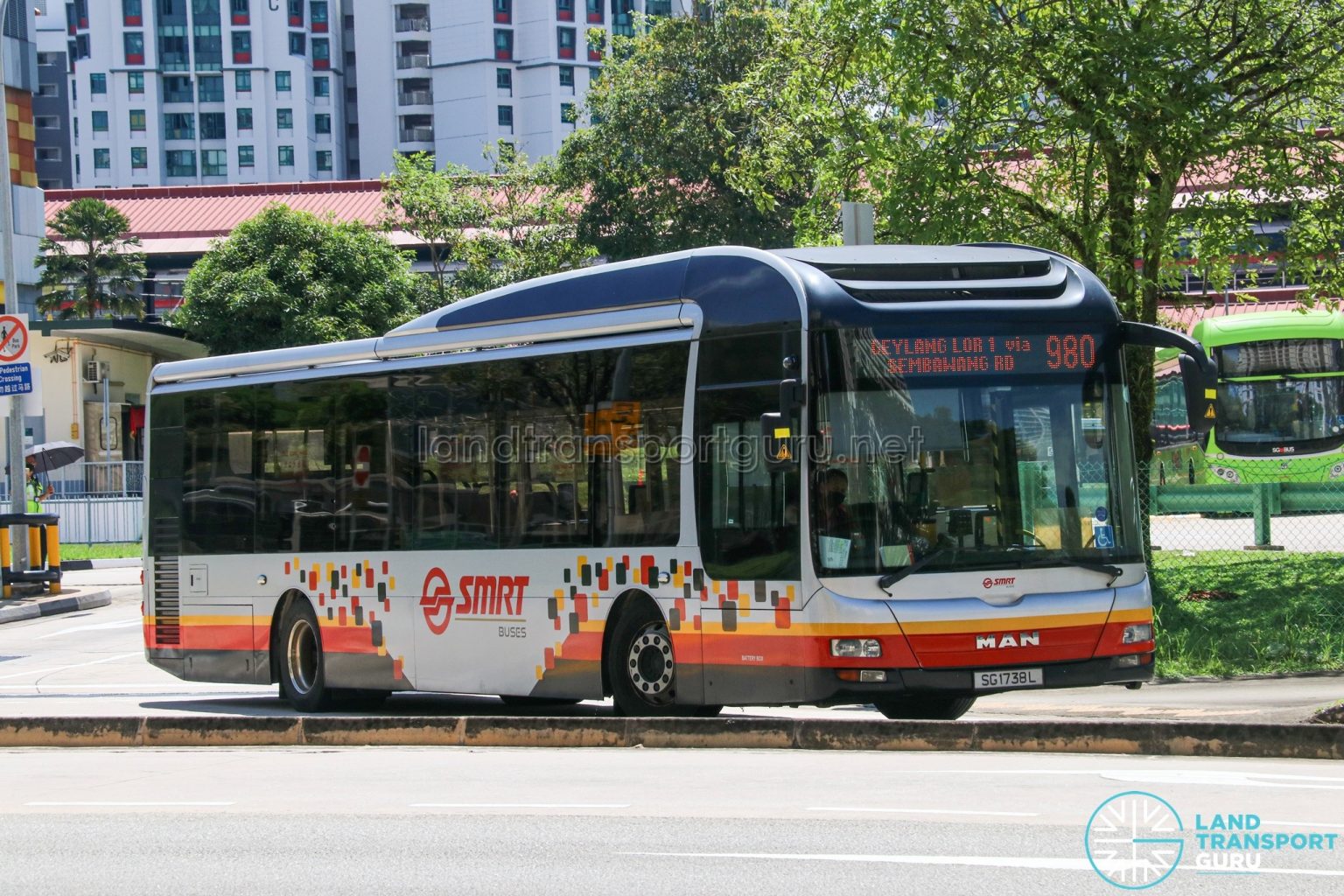 Bus 980 – SMRT Buses MAN A22 (SG1738L) | Land Transport Guru