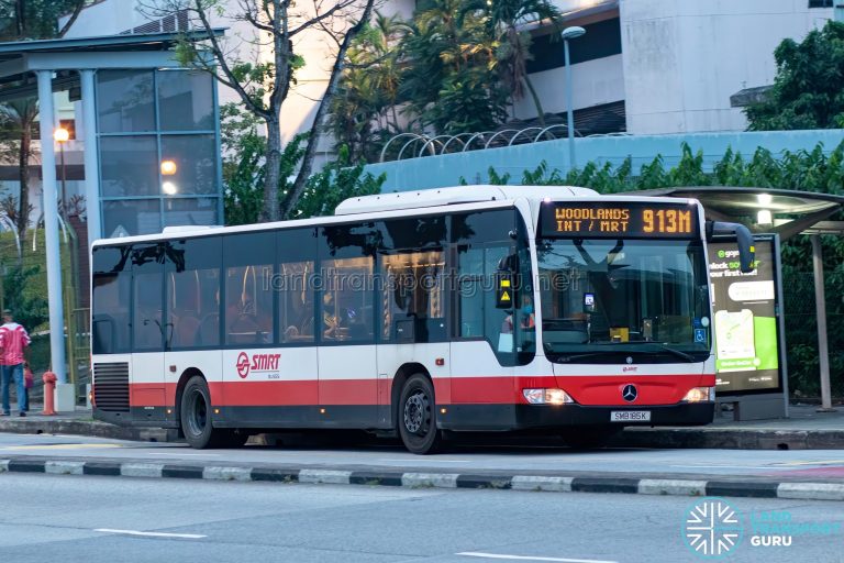 SMRT Feeder Bus Service 913M | Land Transport Guru