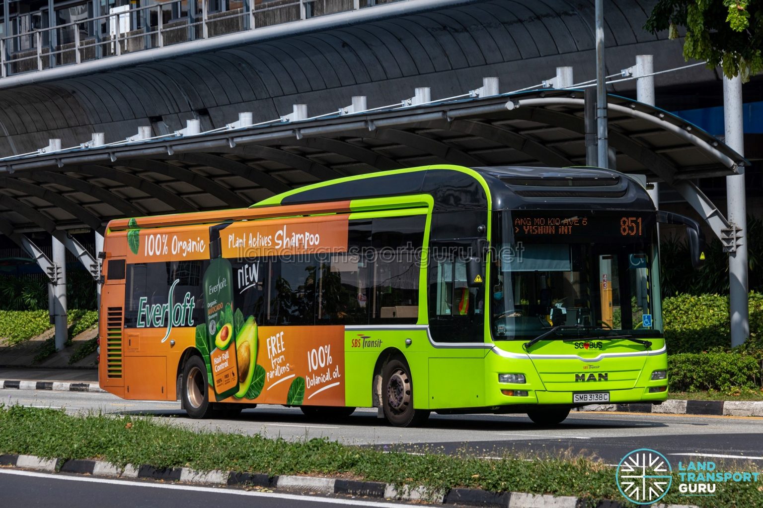 Bus 851 – SBS Transit MAN A22 (SMB3138C) | Land Transport Guru