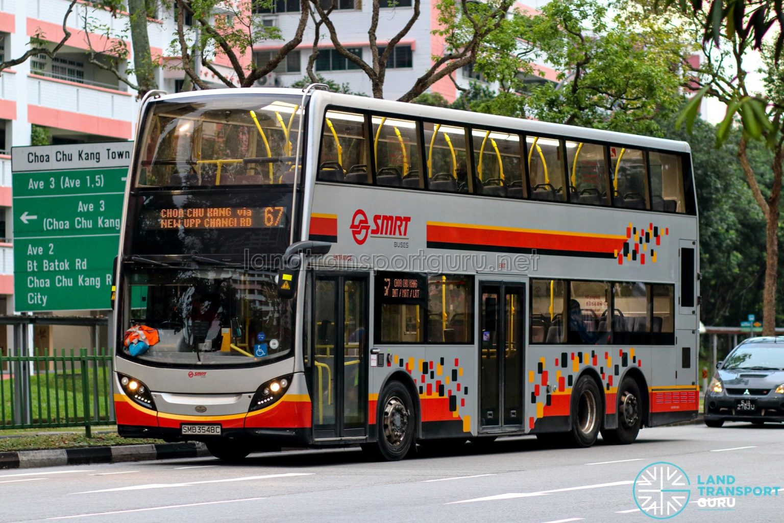 Bus 67 – SMRT Buses Alexander Dennis Enviro500 (SMB3548C) | Land ...