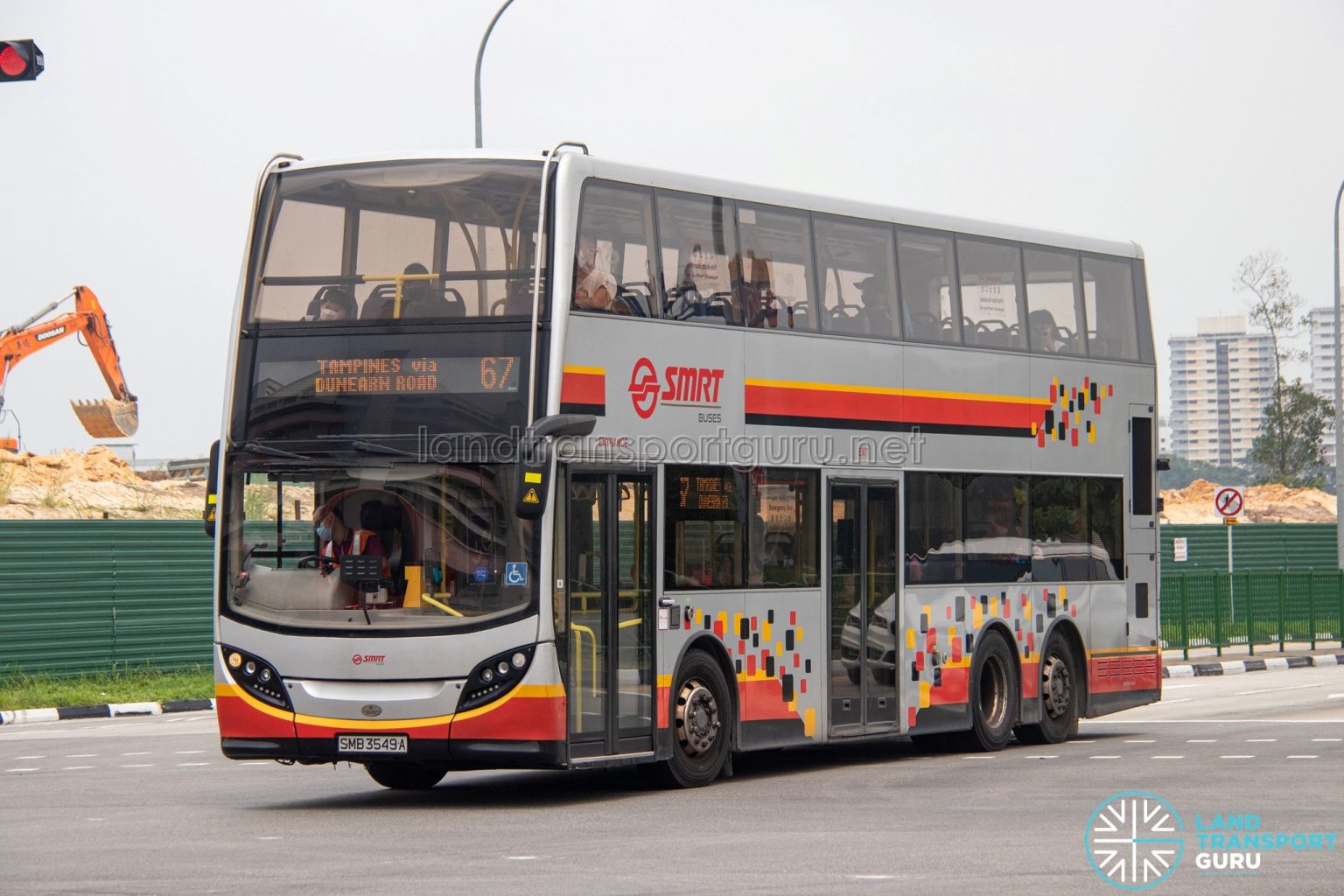Bus 67 – SMRT Buses Alexander Dennis Enviro500 (SMB3549A) | Land ...