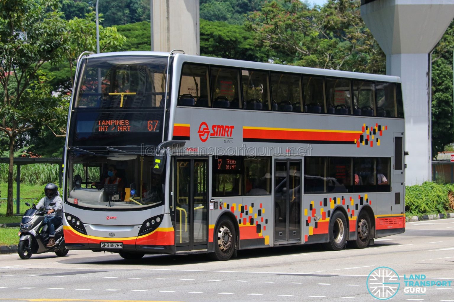 Bus 67 – SMRT Buses Alexander Dennis Enviro500 (SMB3578R) | Land ...