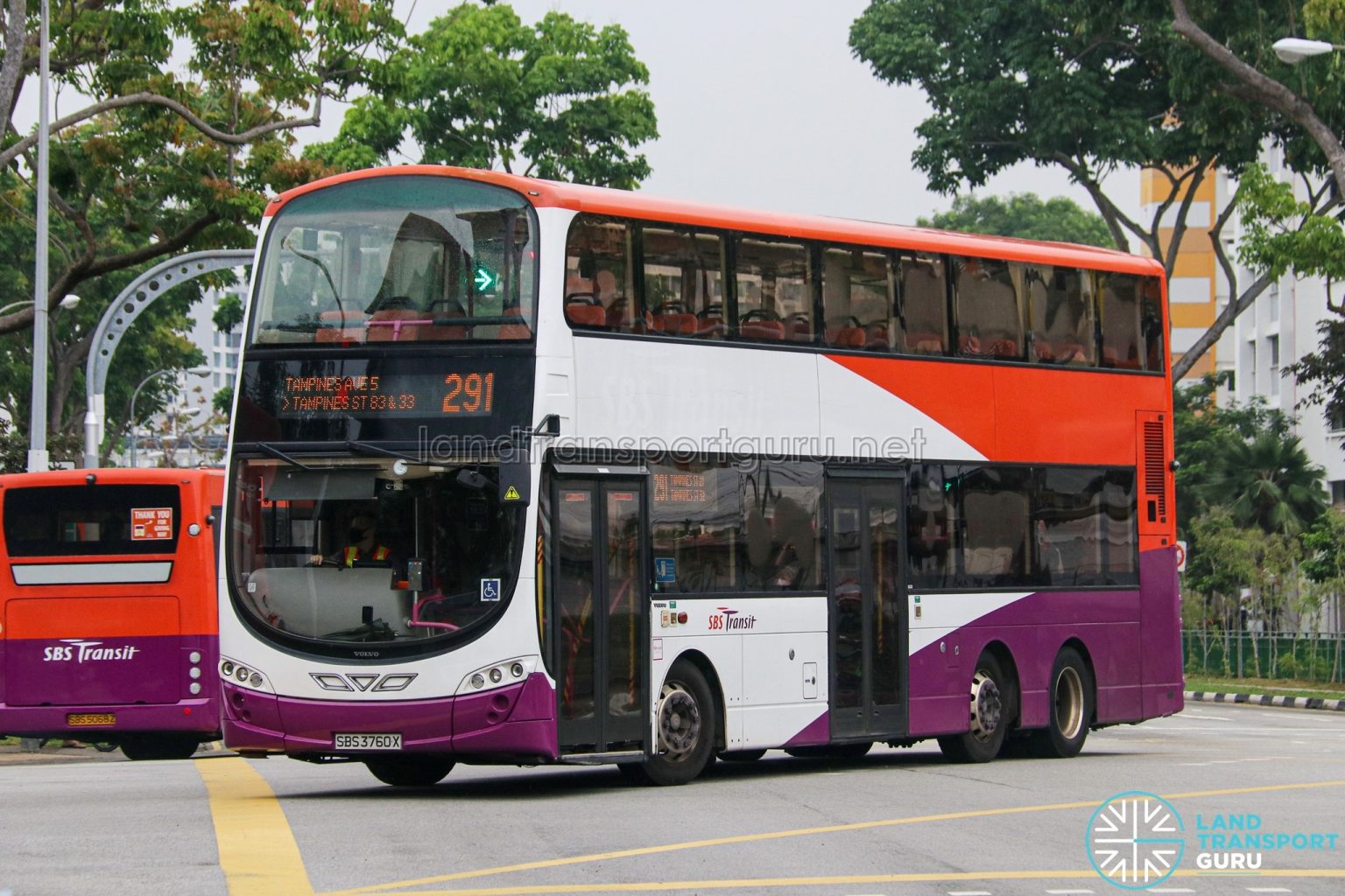 Bus 291 – SBS Transit Volvo B9TL Wright (SBS3760X) | Land Transport Guru