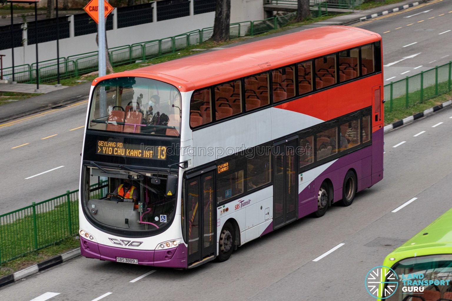 Bus 13- SBS Transit Volvo B9TL Wright (SBS3889J) | Land Transport Guru