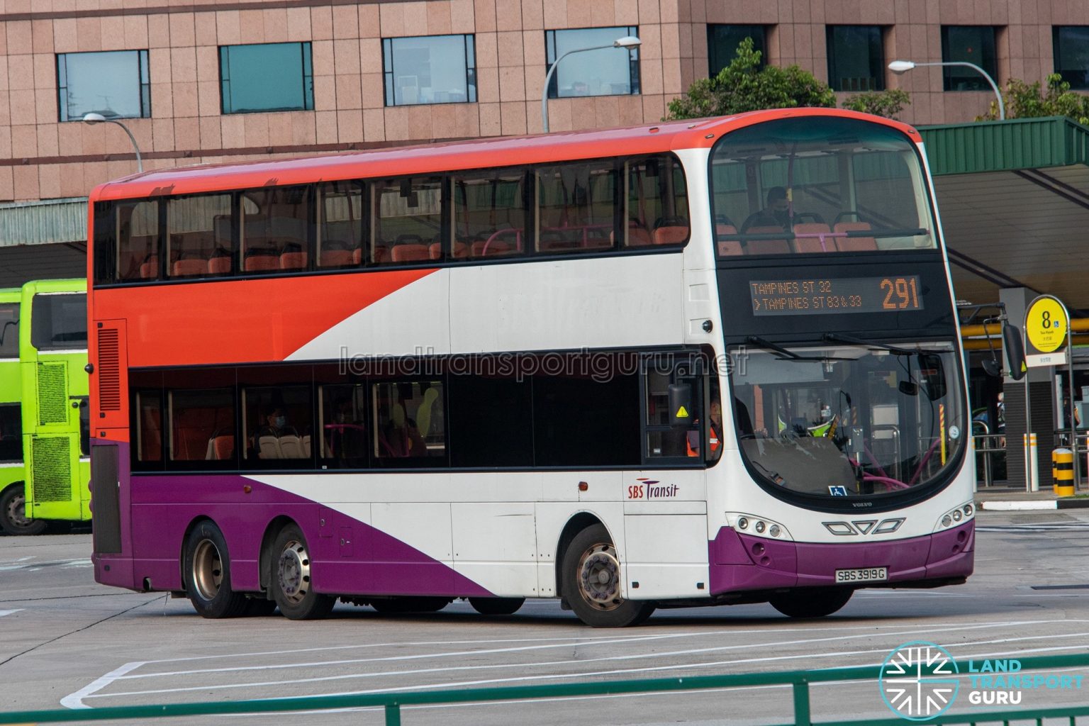 Bus 291 – SBS Transit Volvo B9TL Wright (SBS3919G) | Land Transport Guru