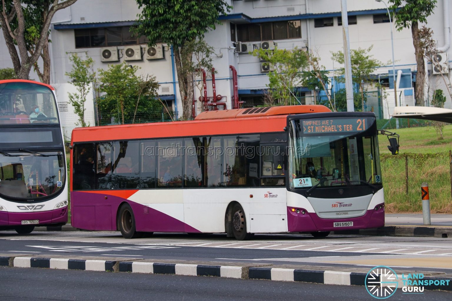 Bus 21 – SBS Transit Scania K230UB Euro V (SBS5150T) | Land Transport Guru