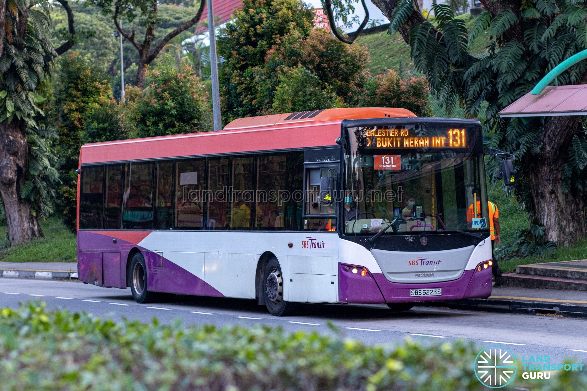Bus 131 SBS Transit Scania K230UB Euro V SBS5223S Land Transport Guru Bus 131 SBS Transit Scania K230UB Euro V SBS5223S Land Transport Guru
