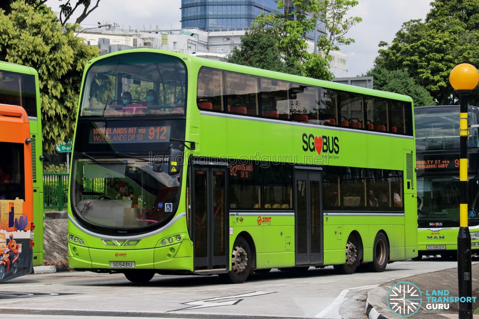 Bus 912 – SMRT Buses Volvo B9TL Wright (SG5431U) | Land Transport Guru
