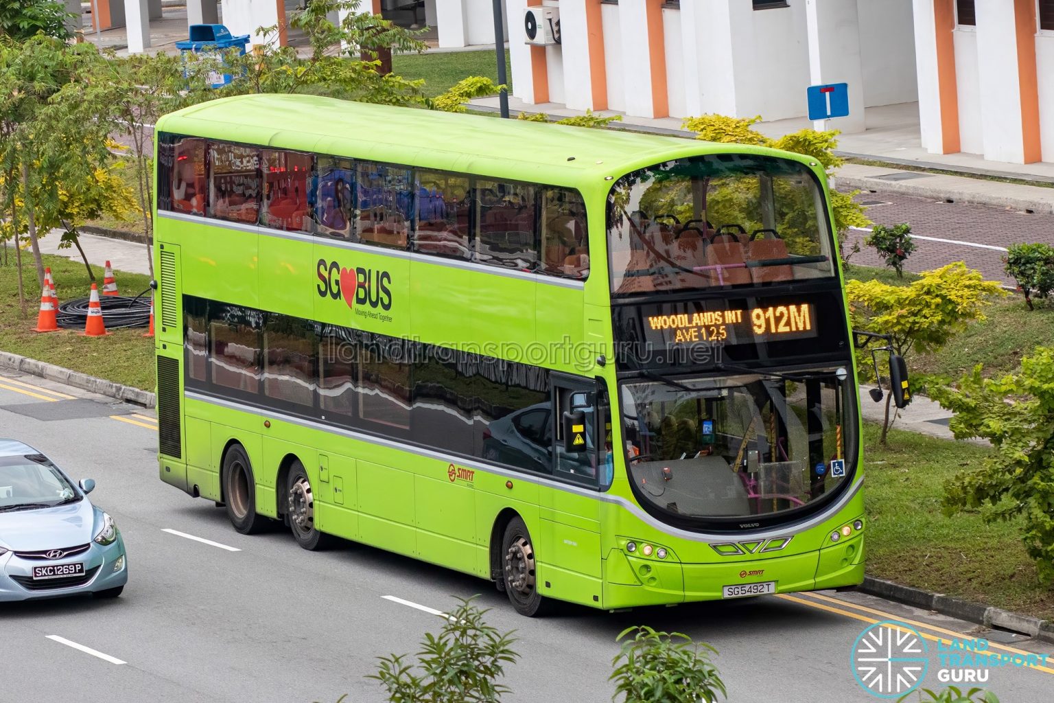 Bus 912M – SMRT Buses Volvo B9TL Wright (SG5492T) | Land Transport Guru