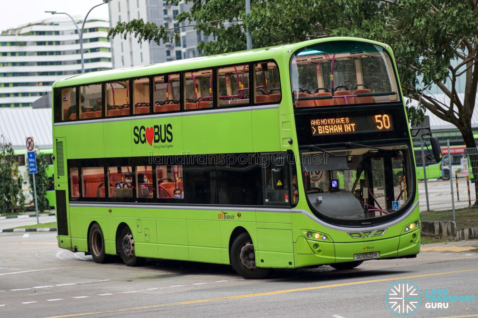 Bus 50 – SBS Transit Volvo B9TL Wright (SG5522R) | Land Transport Guru