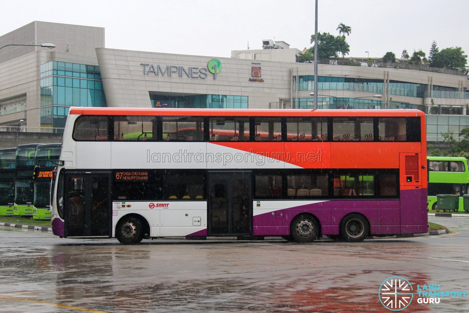 SMRT Buses Volvo B9TL Wright (SG5573T) [Side] | Land Transport Guru