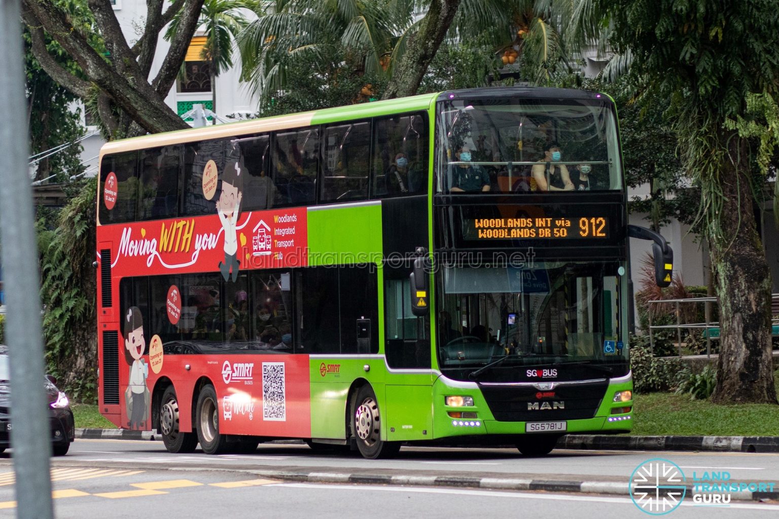 Bus 912 – SMRT Buses MAN A95 (SG5781J) | Land Transport Guru