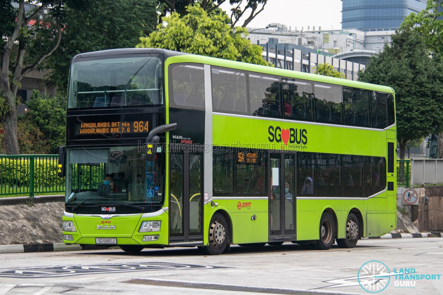 Bus 964 – SMRT Buses MAN A95 (SG5810J) | Land Transport Guru