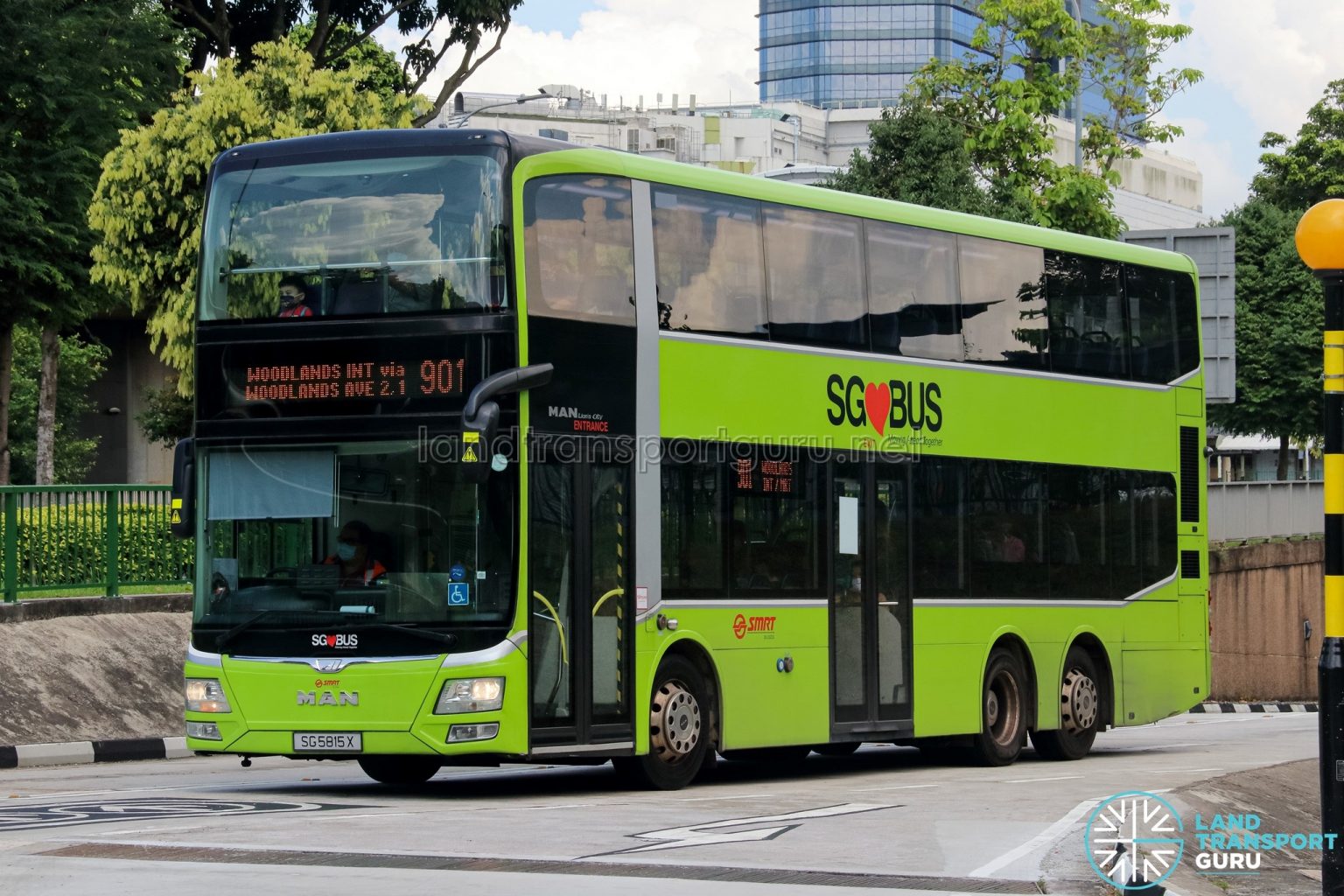Bus 901 – SMRT Buses MAN A95 (SG5815X) | Land Transport Guru