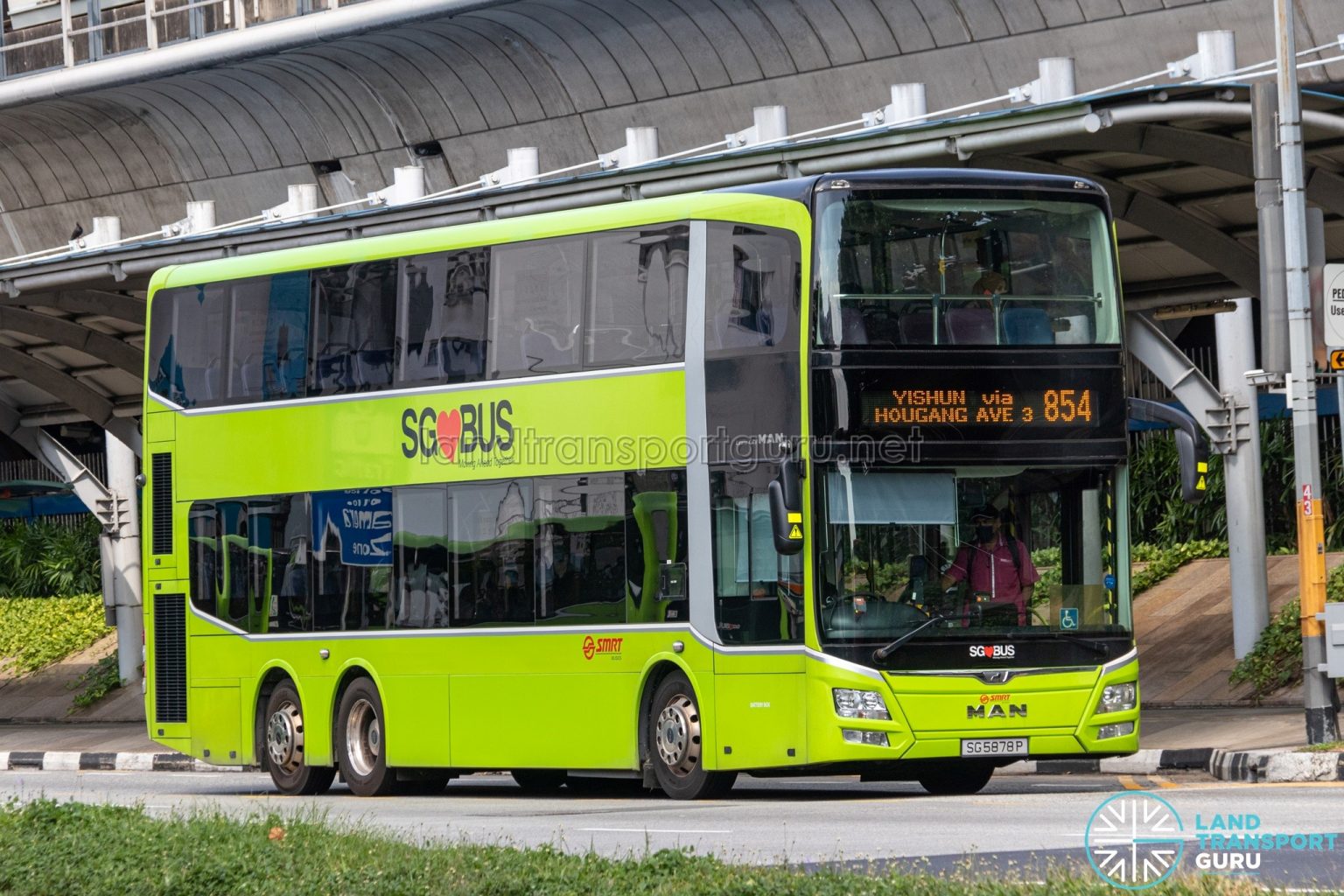 Bus 854 – SMRT Buses MAN A95 (SG5878P) | Land Transport Guru