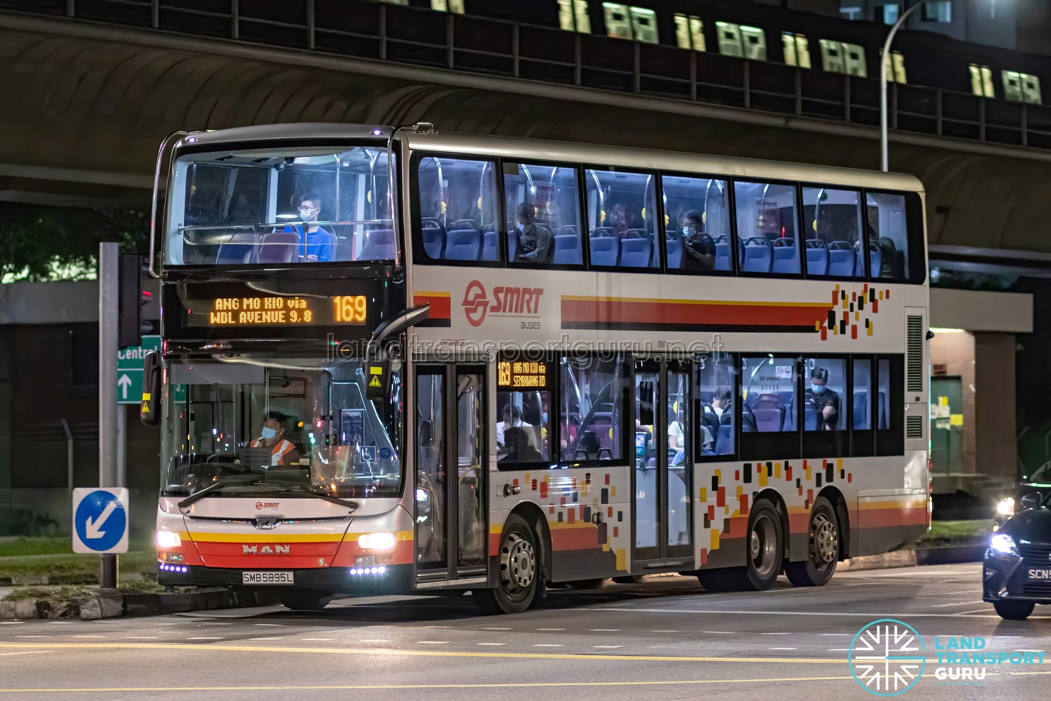 Bus 169 SMRT Buses MAN A95 SMB5895L Land Transport Guru