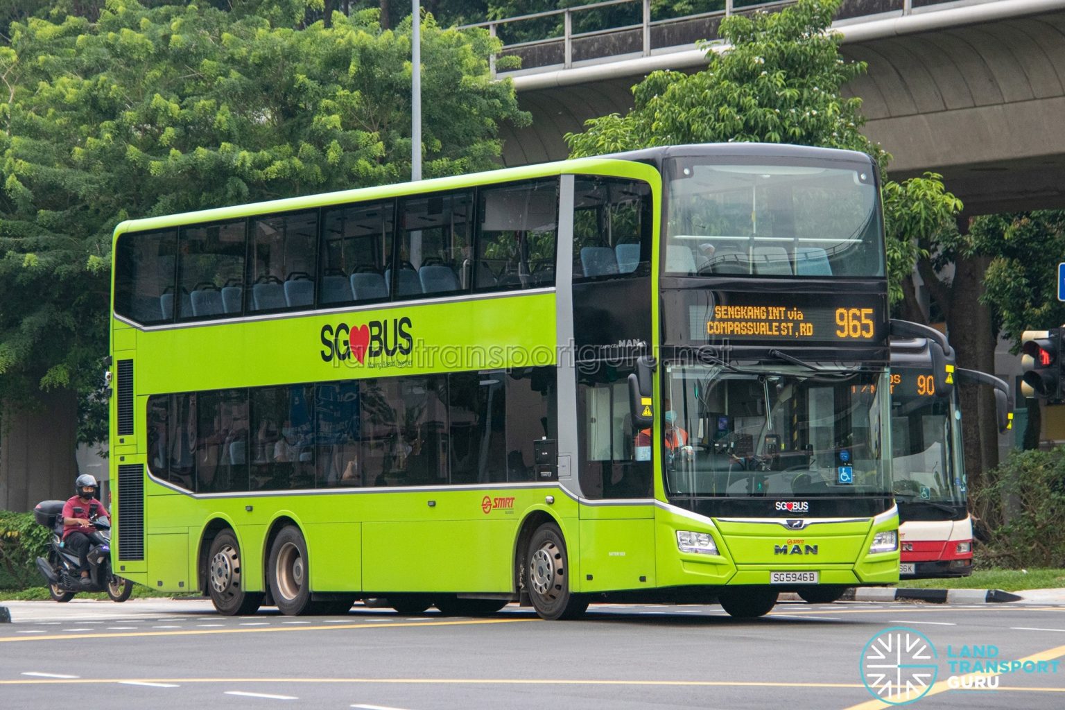 Bus 965 – SMRT Buses MAN A95 Euro 6 (SG5946B) | Land Transport Guru