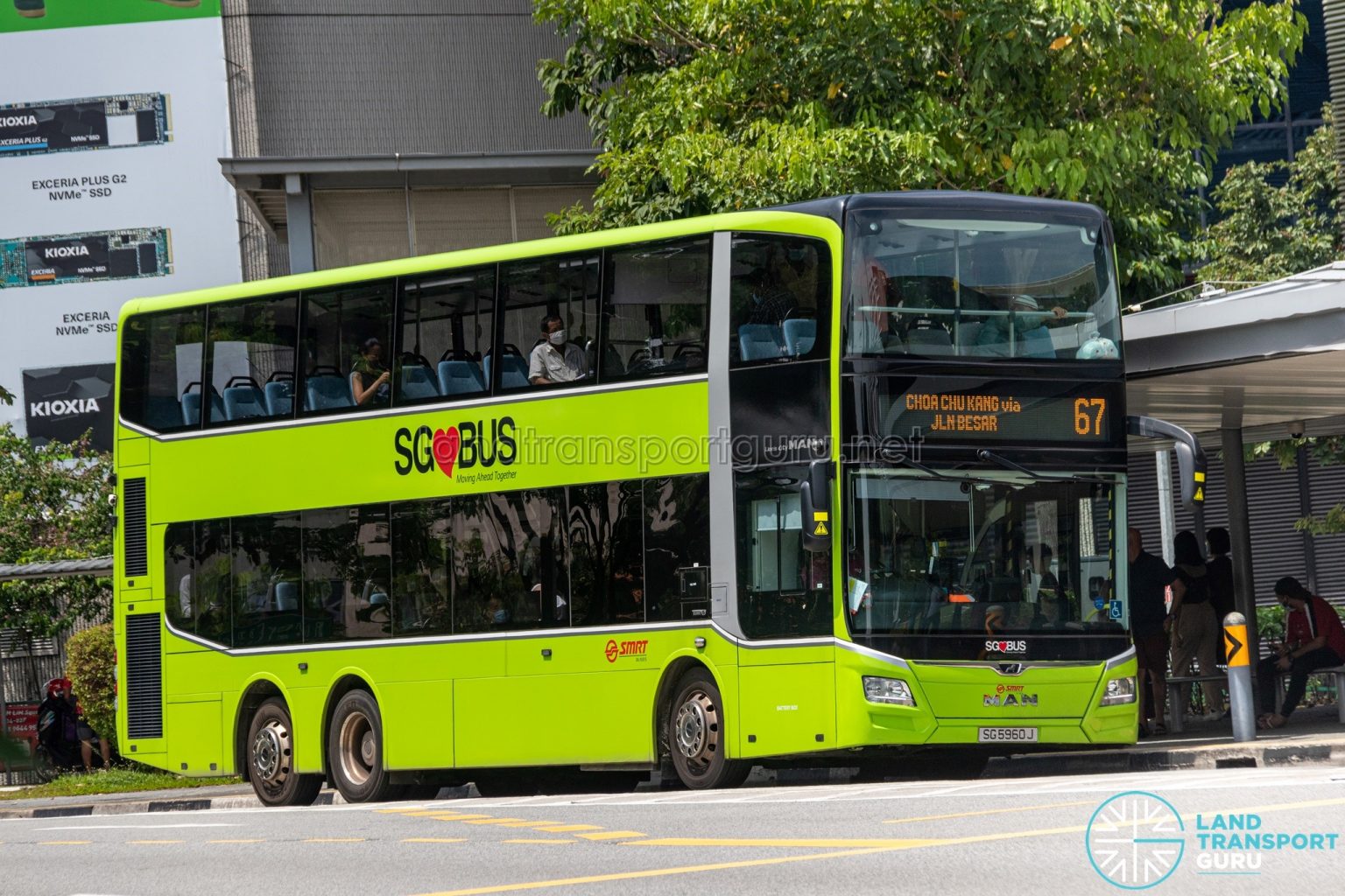Bus 67 – SMRT Buses MAN A95 Euro 6 (SG5960J) | Land Transport Guru