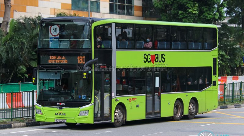 SMRT Bus Service 180 | Land Transport Guru