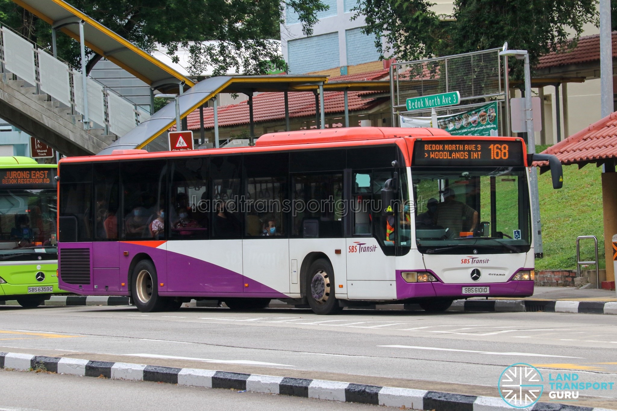 Bus 168 SBS Transit Mercedes Benz Citaro SBS6101D Land Transport Guru Bus 168 SBS Transit Mercedes Benz Citaro SBS6101D Land Transport Guru