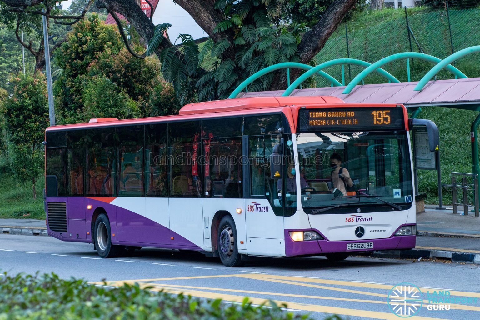Bus 195 – SBS Transit Mercedes-Benz Citaro (SBS6208E) | Land Transport Guru