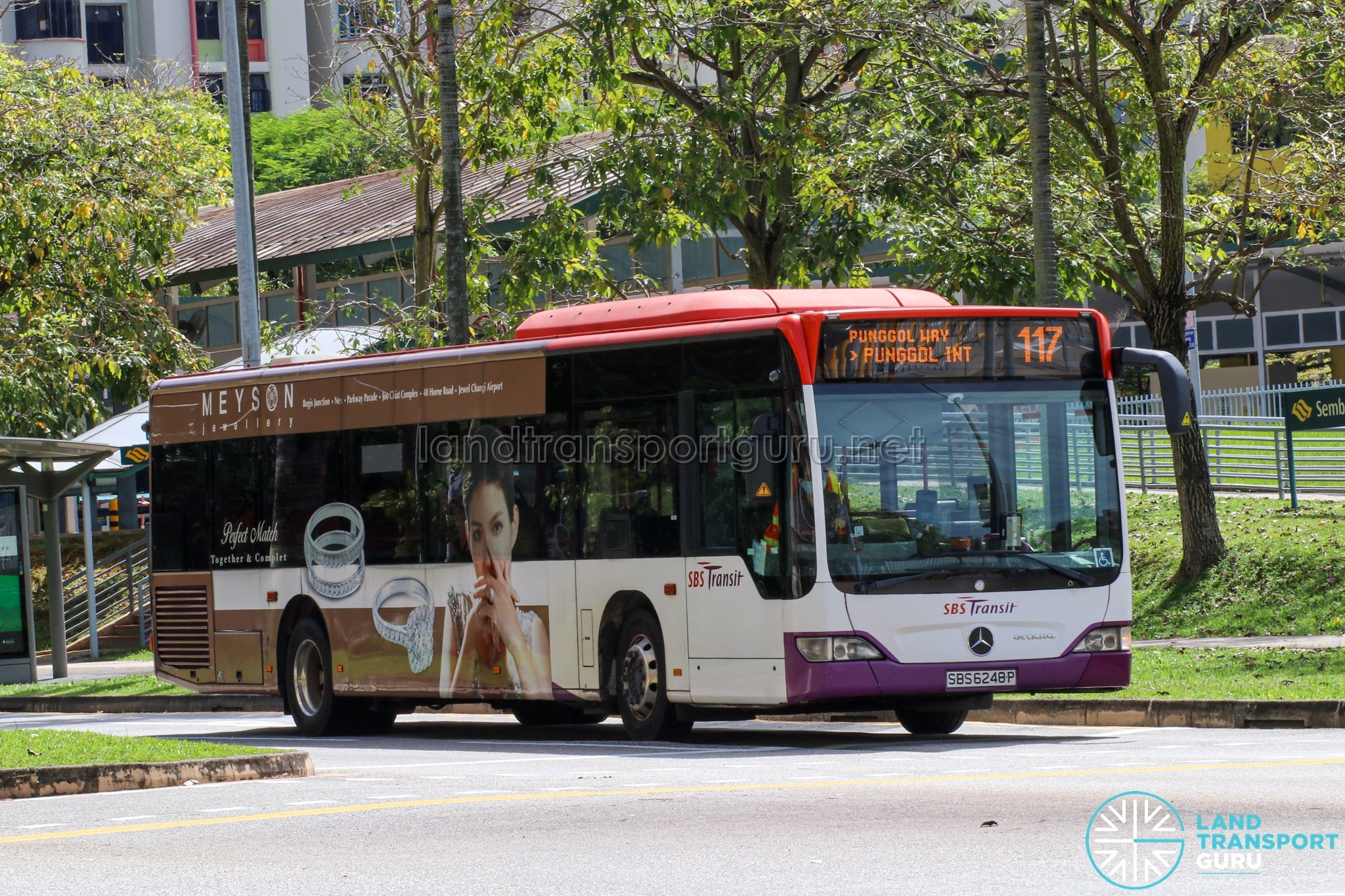 Bus 117 SBS Transit Mercedes Benz Citaro SBS6248P Land Transport Guru Bus 117 SBS Transit Mercedes Benz Citaro SBS6248P Land Transport Guru