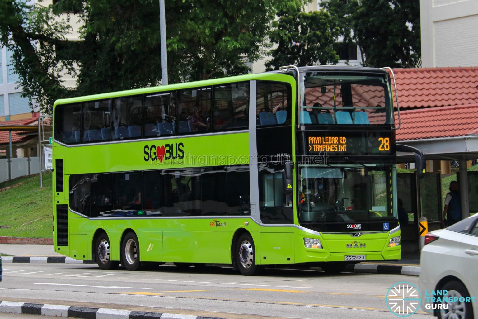 Bus 28 SBS Transit MAN A95 Euro 6 SG6262J Land Transport Guru Bus 28 SBS Transit MAN A95 Euro 6 SG6262J Land Transport Guru