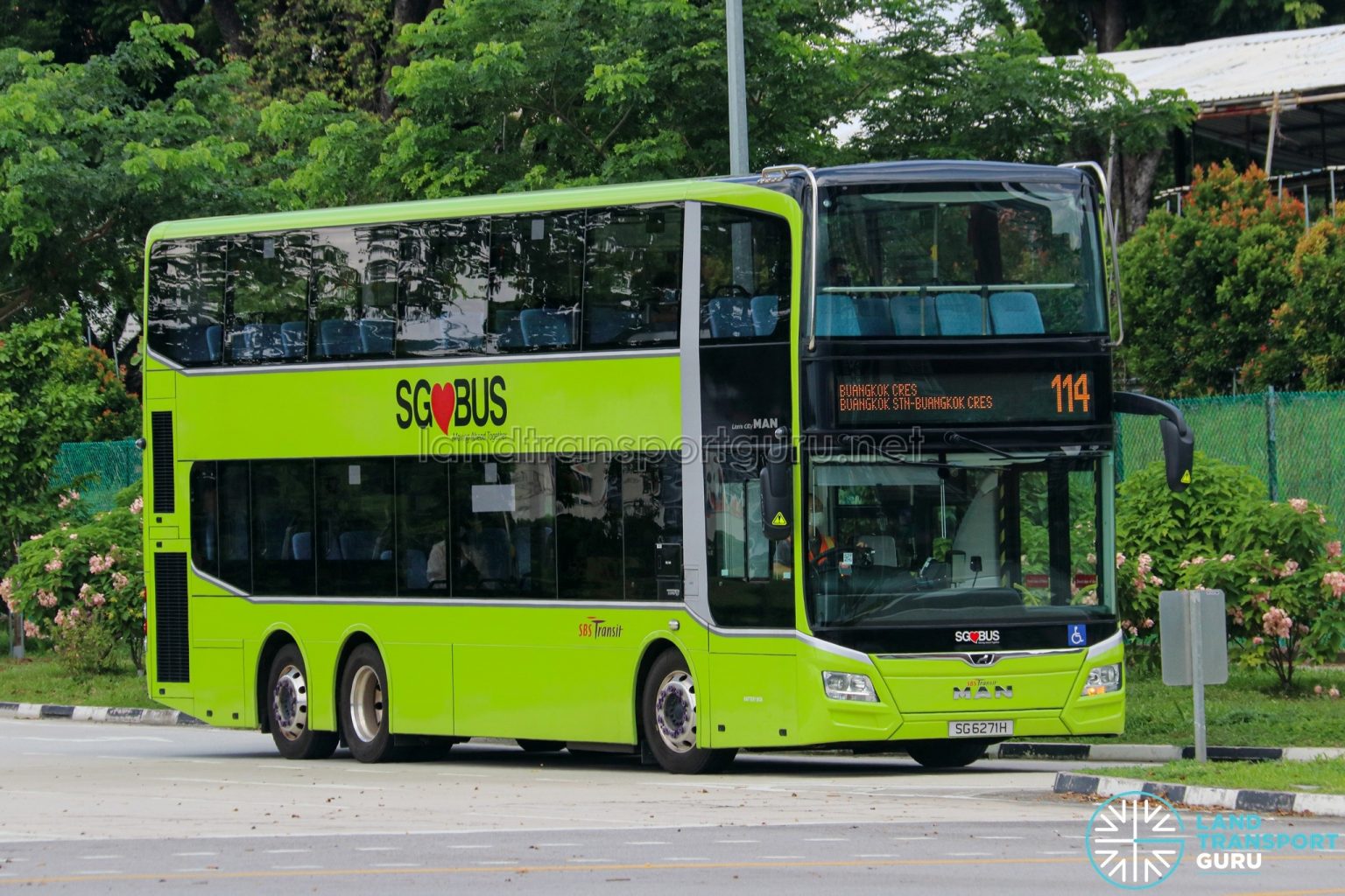 Bus 114 – SBS Transit MAN A95 Euro 6 (SG6271H) | Land Transport Guru