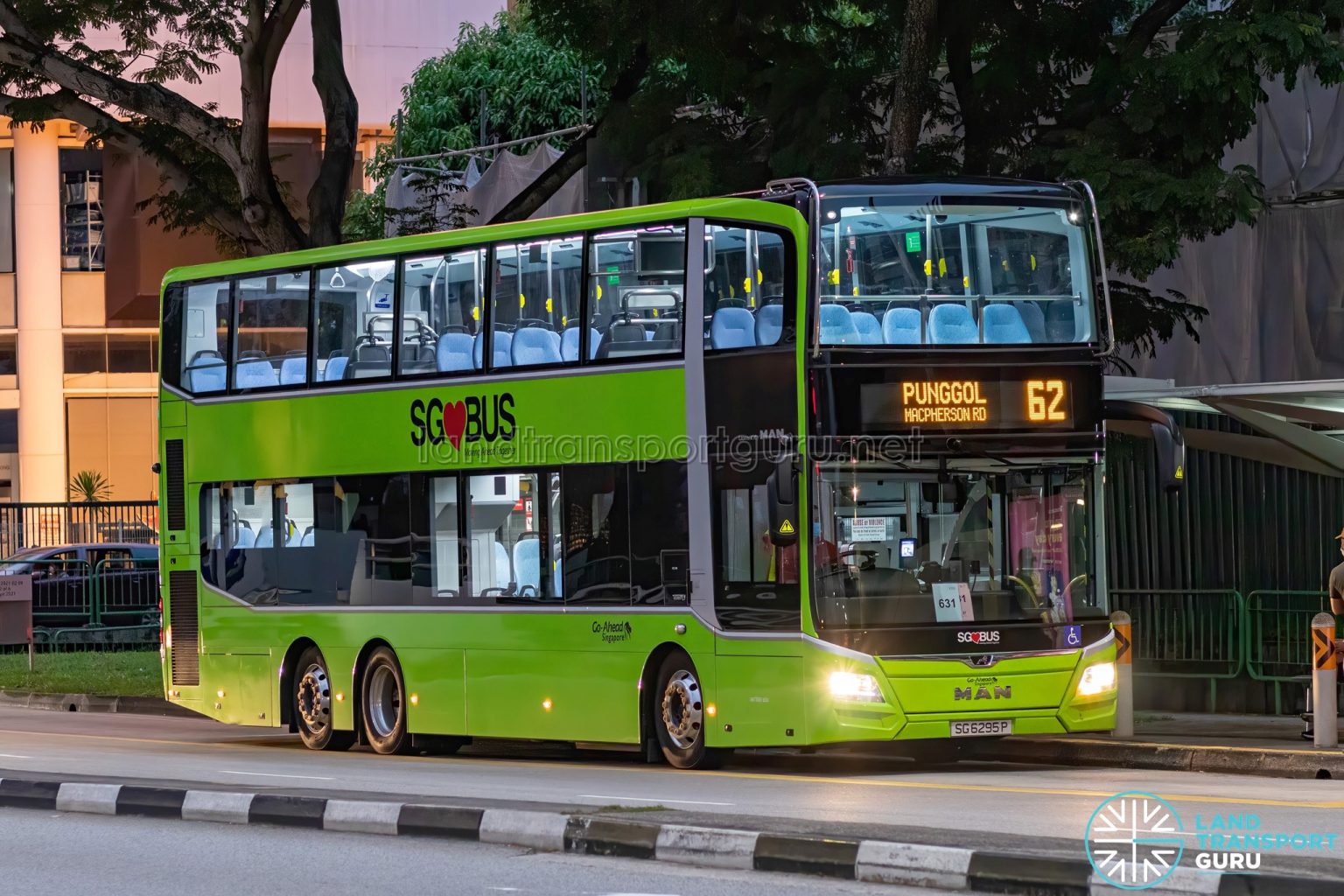 Bus 62 – Go-Ahead MAN A95 (Euro 6; 3-Door) (SG6295P) | Land Transport Guru
