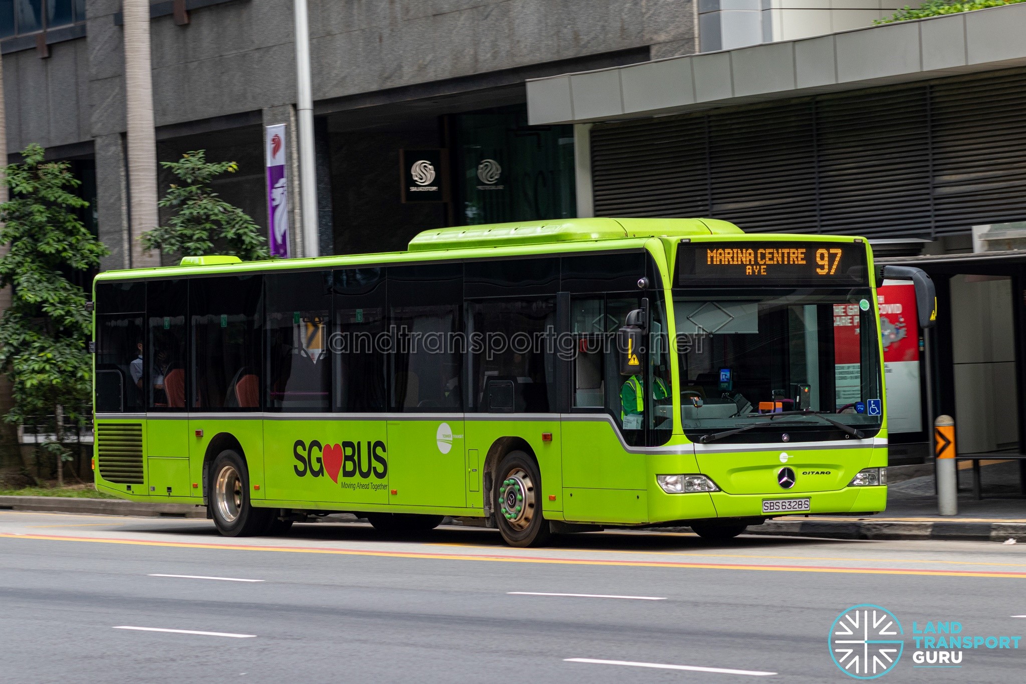 Bus 97 Tower Transit Mercedes Benz Citaro SBS6328S Land Transport Bus 97 Tower Transit Mercedes Benz Citaro SBS6328S Land Transport