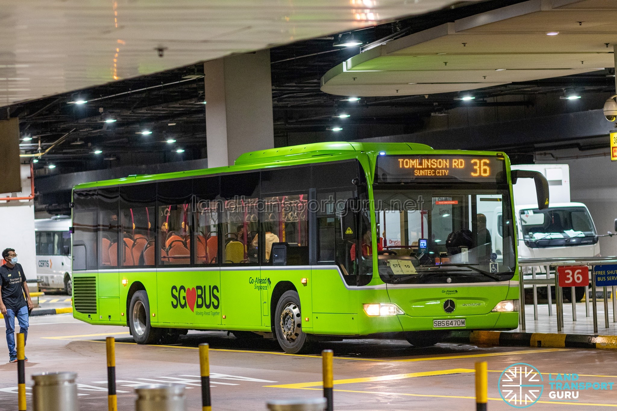 Bus 36 Go Ahead Singapore Mercedes Benz Citaro SBS6470M Land Bus 36 Go Ahead Singapore Mercedes Benz Citaro SBS6470M Land