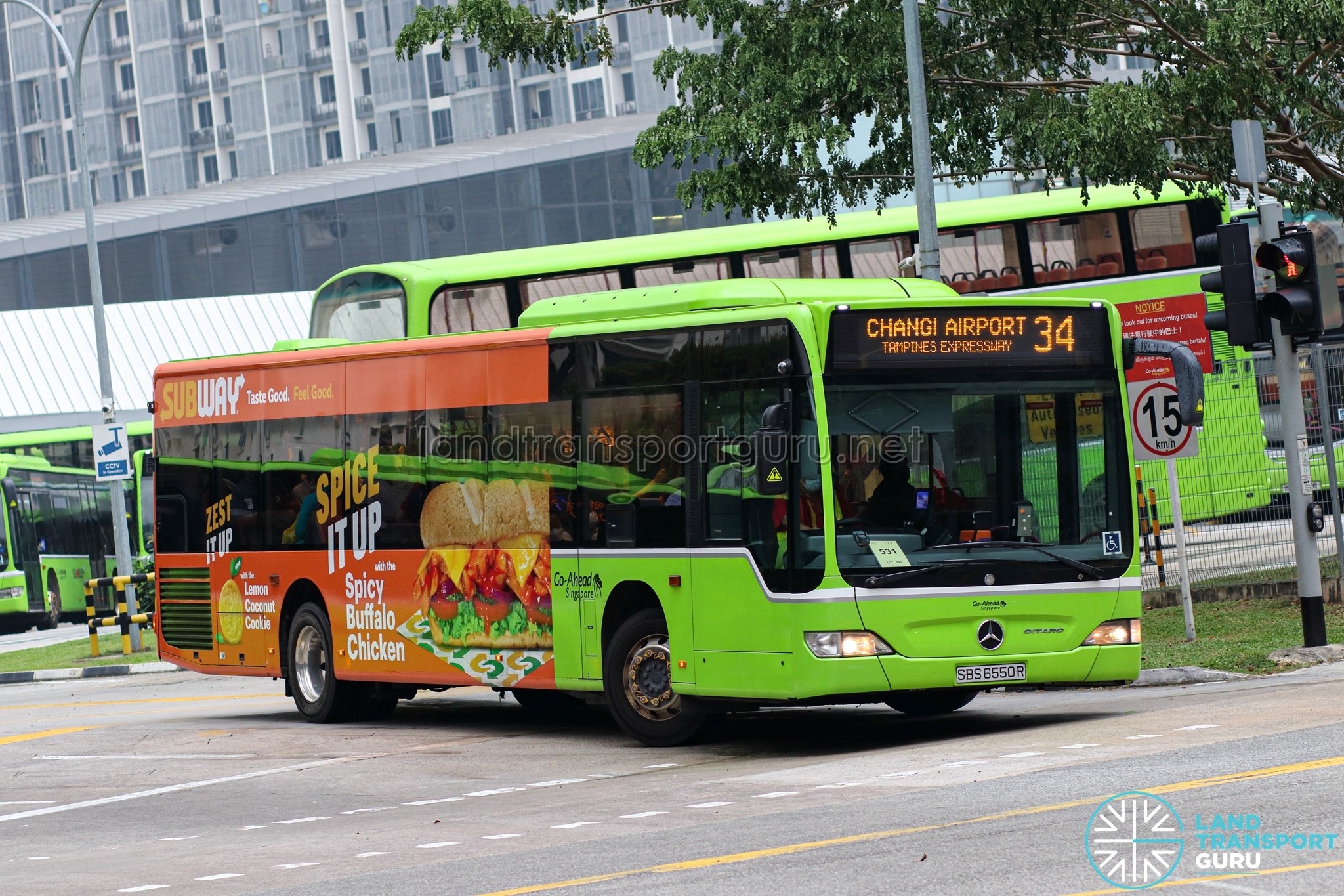 Bus 34 Go Ahead Singapore Mercedes Benz Citaro SBS6550R Land Bus 34 Go Ahead Singapore Mercedes Benz Citaro SBS6550R Land