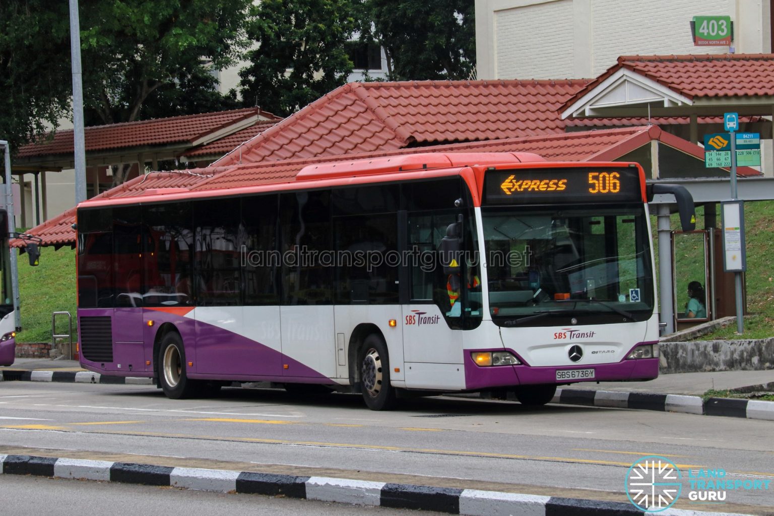 Express 506 – SBS Transit Mercedes-Benz Citaro (SBS6736Y) | Land ...