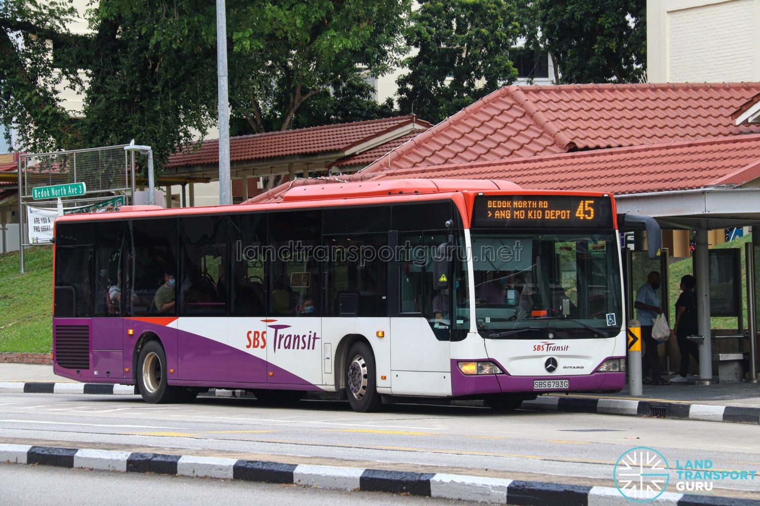 Bus 45 – SBS Transit Mercedes-Benz Citaro (SBS6793G) | Land Transport Guru