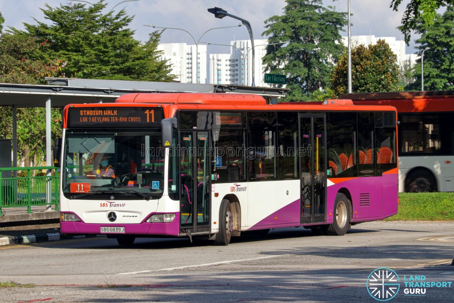 Bus 11 – SBS Transit Mercedes-Benz Citaro (SBS6839J) | Land Transport Guru