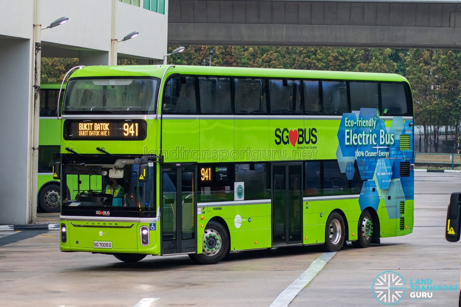 Bus 941 – Tower Transit Yutong E12DD (SG7005D) | Land Transport Guru