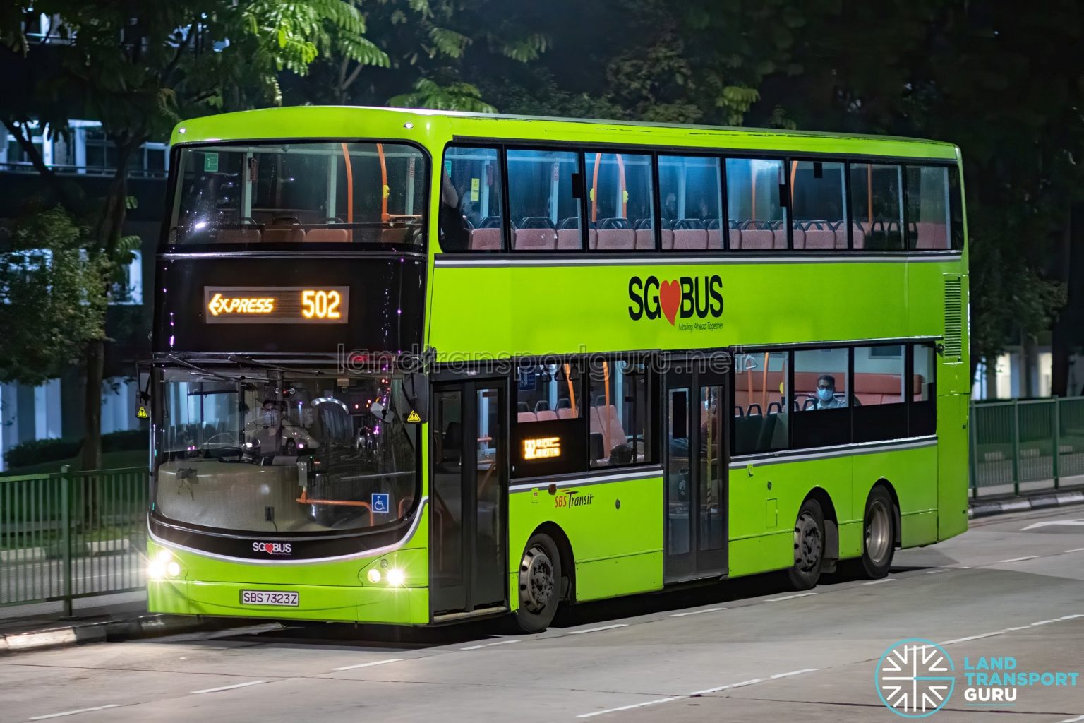 Express 502 – SBS Transit Volvo B9TL CDGE (SBS7323Z) | Land Transport Guru