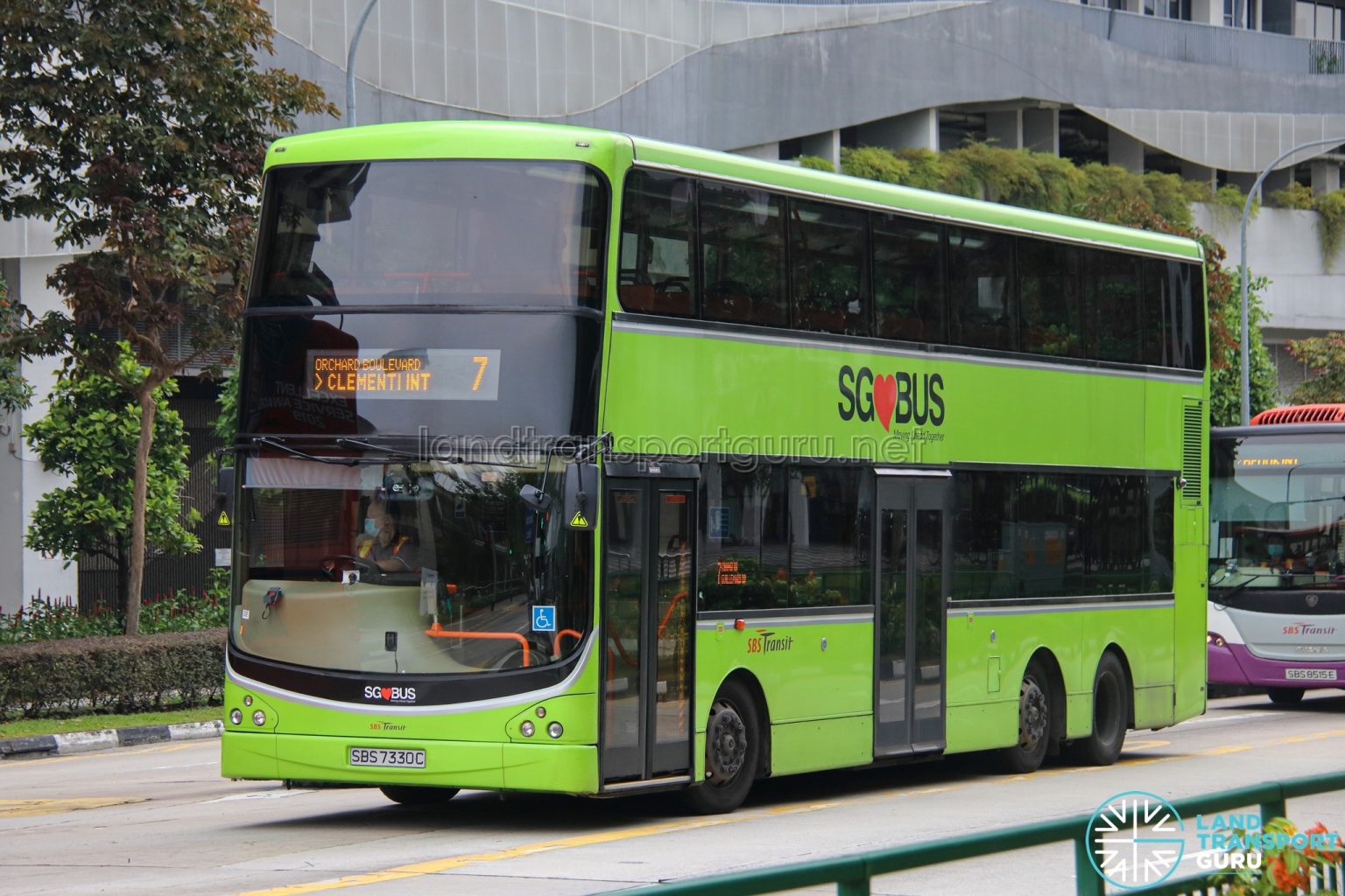 Bus 7 – SBS Transit Volvo B9TL CDGE (SBS7330C) | Land Transport Guru