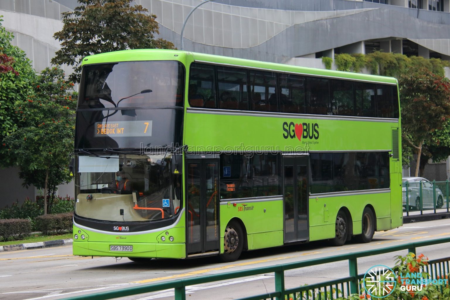 Bus 7 – SBS Transit Volvo B9TL CDGE (SBS7390D) | Land Transport Guru