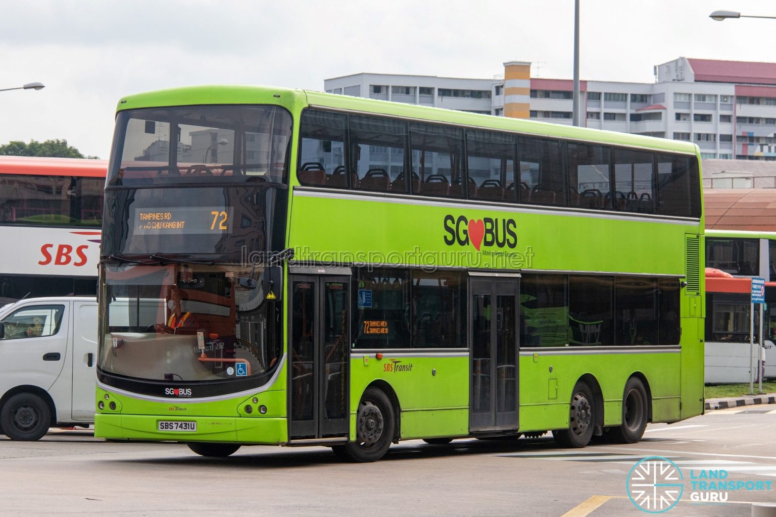 Bus 72 – SBS Transit Volvo B9TL CDGE (SBS7431U) | Land Transport Guru