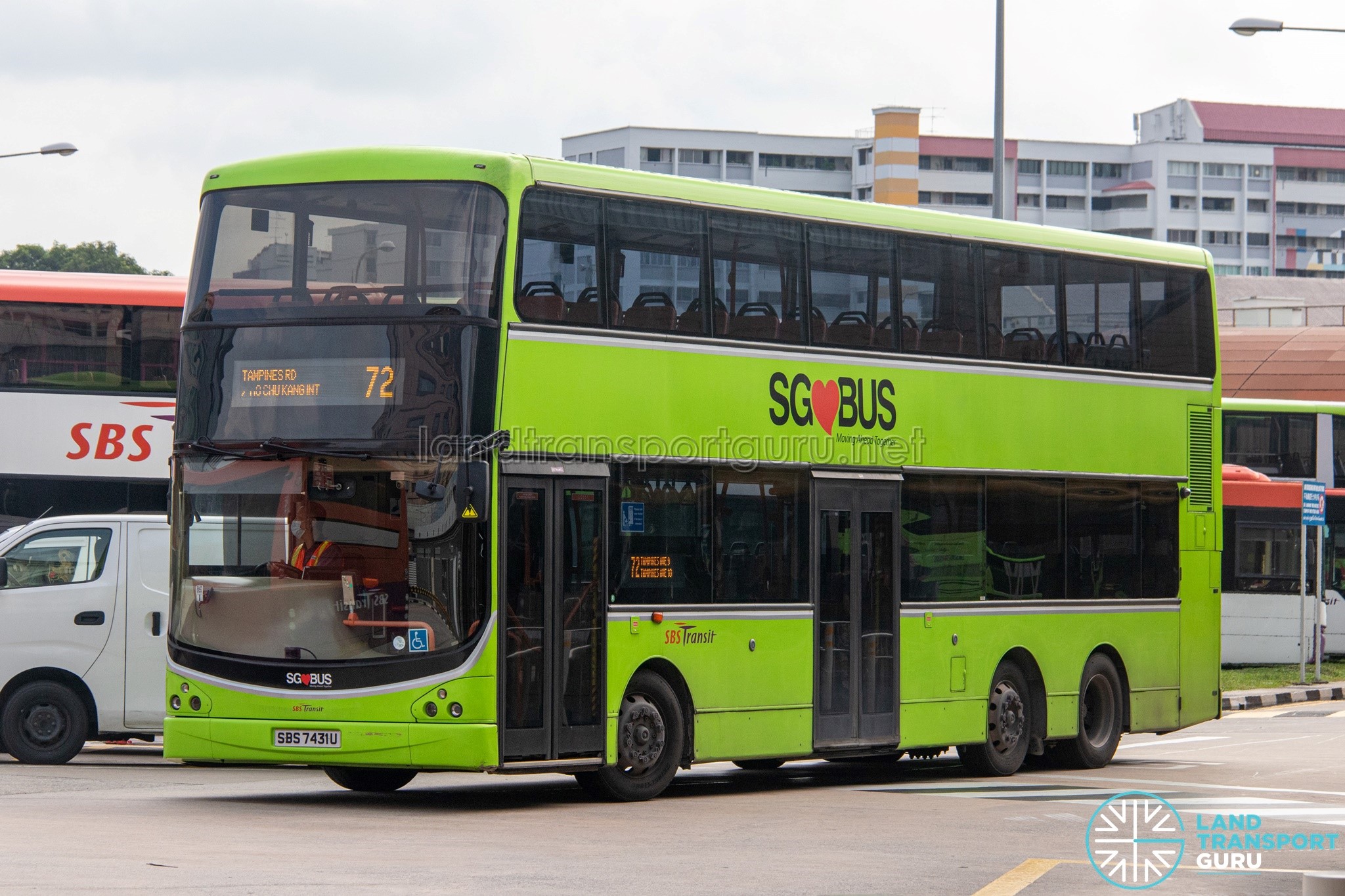 Bus 72 SBS Transit Volvo B9TL CDGE SBS7431U Land Transport Guru Bus 72 SBS Transit Volvo B9TL CDGE SBS7431U Land Transport Guru