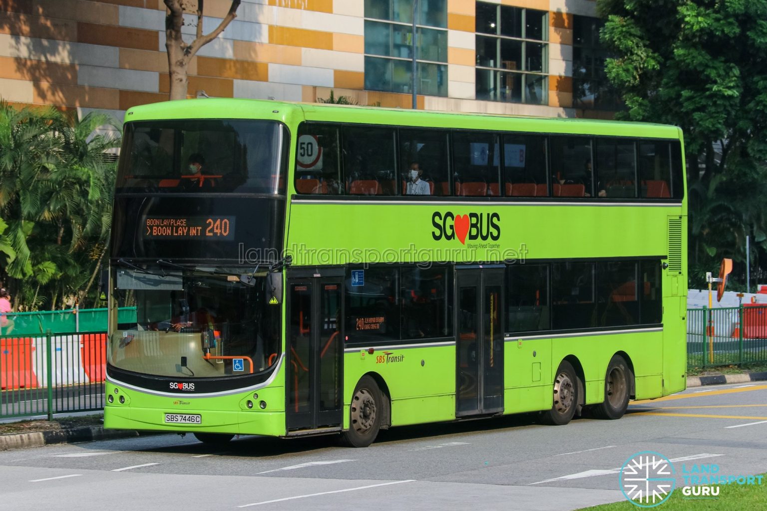 Bus 240 – SBS Transit Volvo B9TL CDGE (SBS7446C) | Land Transport Guru