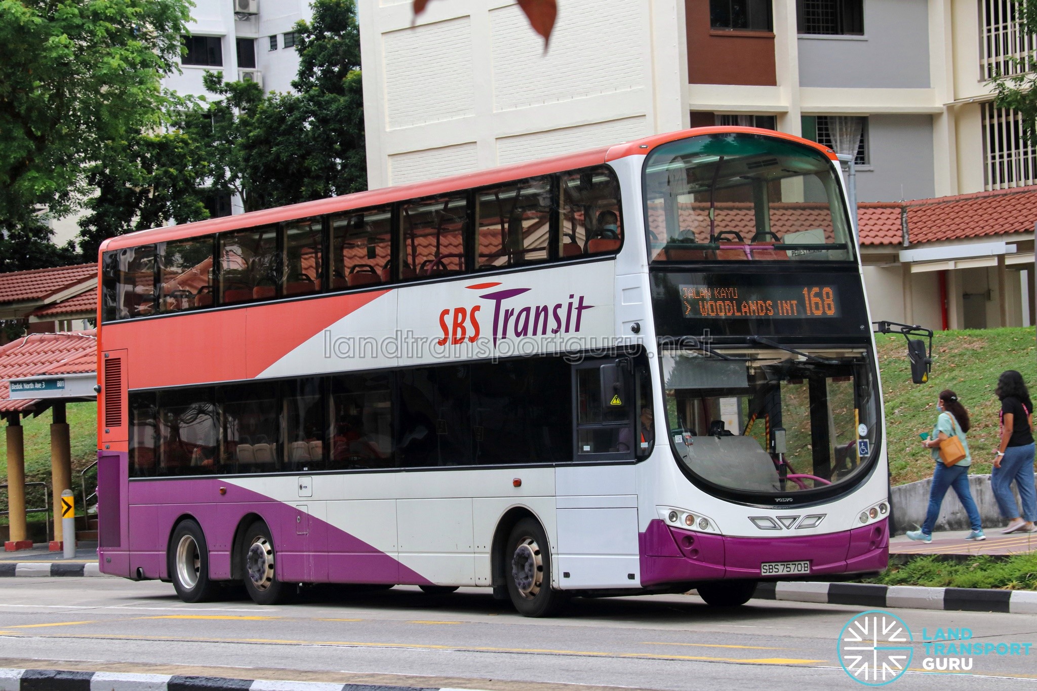 Bus 168 SBS Transit Volvo B9TL Wright SBS7570B Land Transport Guru Bus 168 SBS Transit Volvo B9TL Wright SBS7570B Land Transport Guru