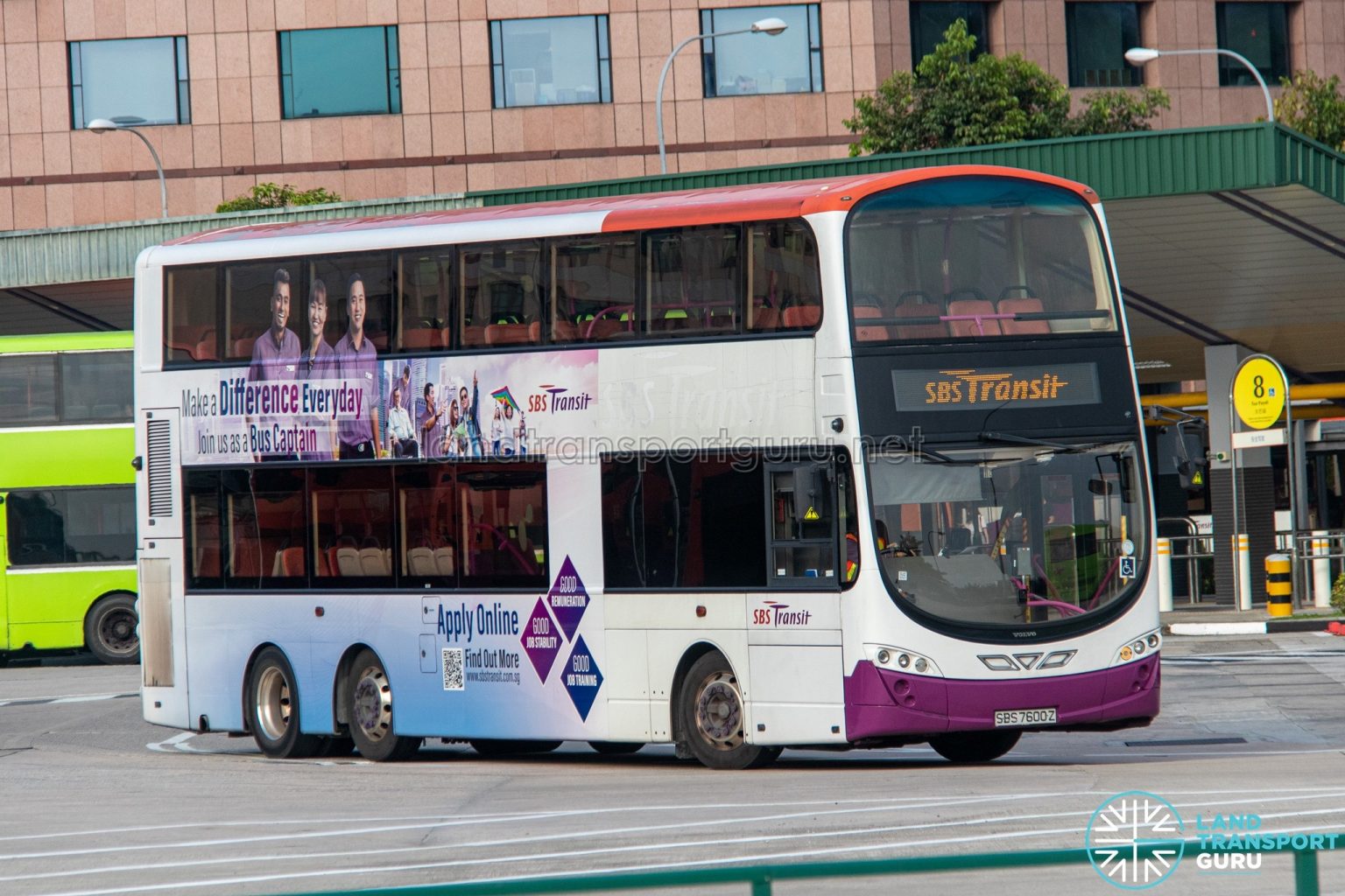 SBS Transit Logo – SBS Transit Volvo B9TL Wright (SBS7600Z) [SBST ...