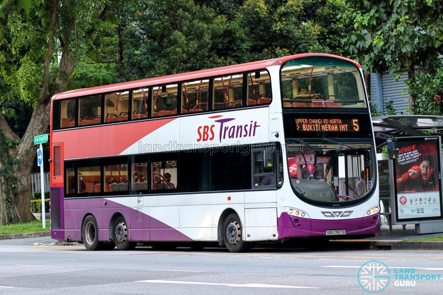 Bus 5 – SBS Transit Volvo B9TL Wright (SBS7617B) | Land Transport Guru