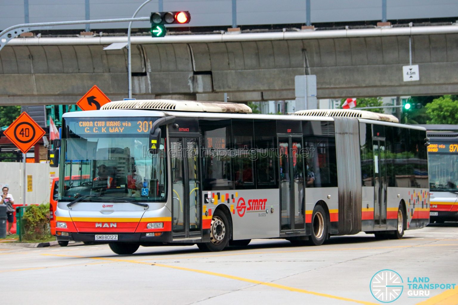 Bus 301 – SMRT Buses MAN A24 (SMB8012Z) | Land Transport Guru