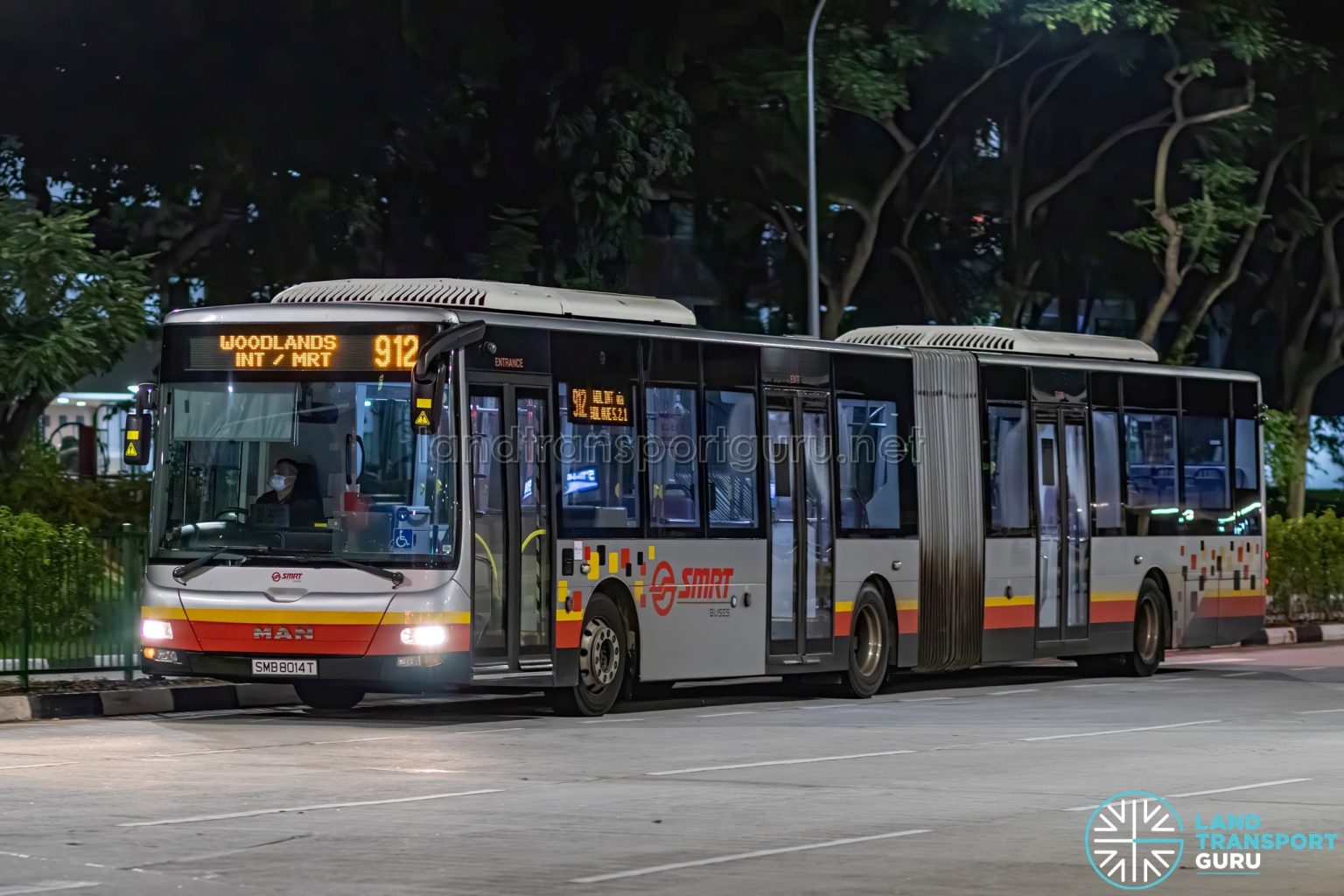 Bus 912 – SMRT Buses MAN A24 (SMB8014T) | Land Transport Guru