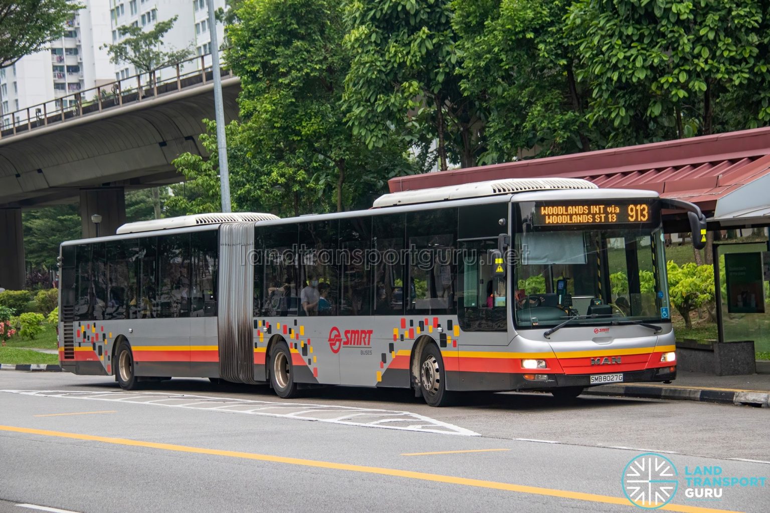 Bus 913 – SMRT Buses MAN A24 (SMB8027G) | Land Transport Guru