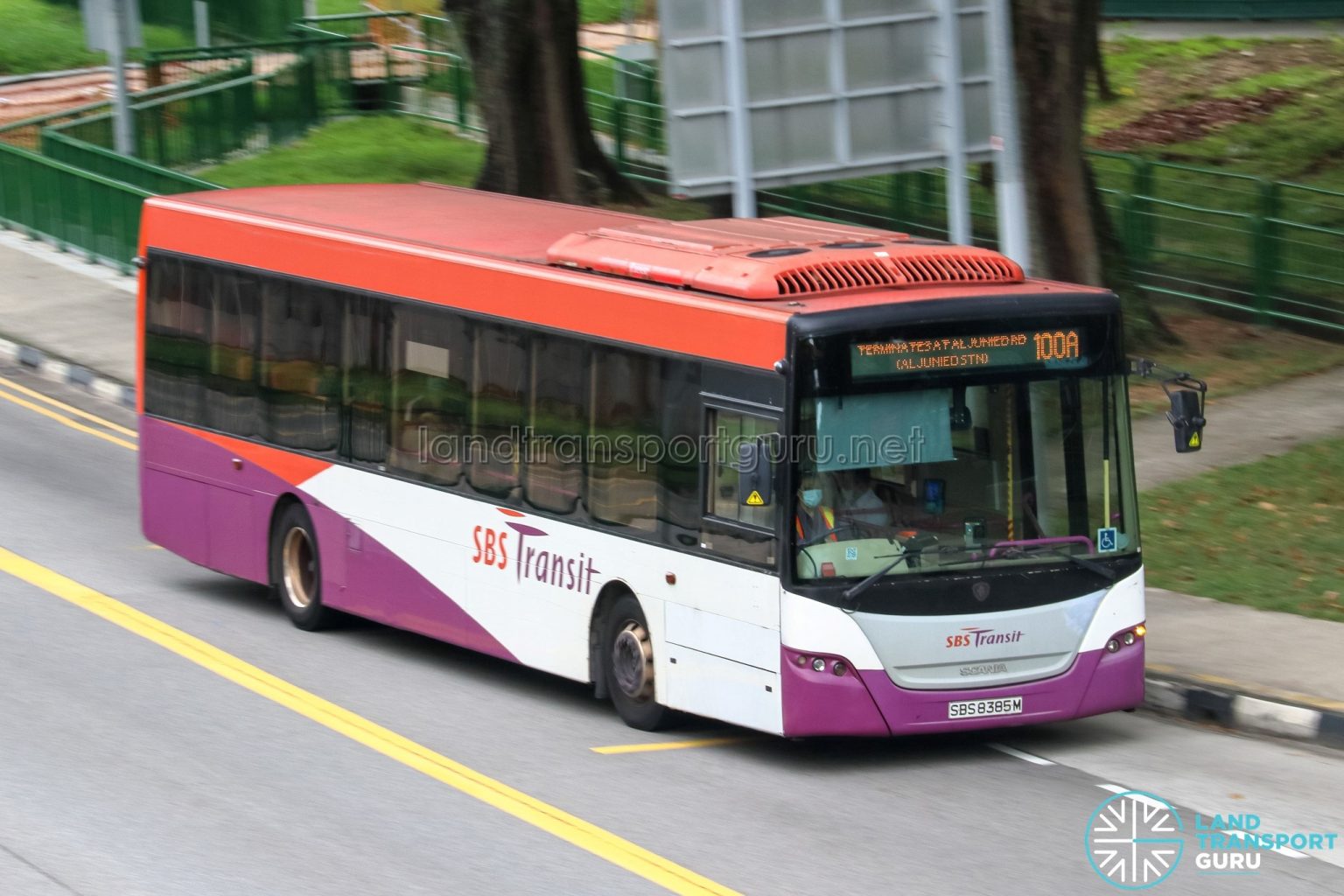 Bus 100A – SBS Transit Scania K230UB Euro IV (SBS8385M) | Land ...