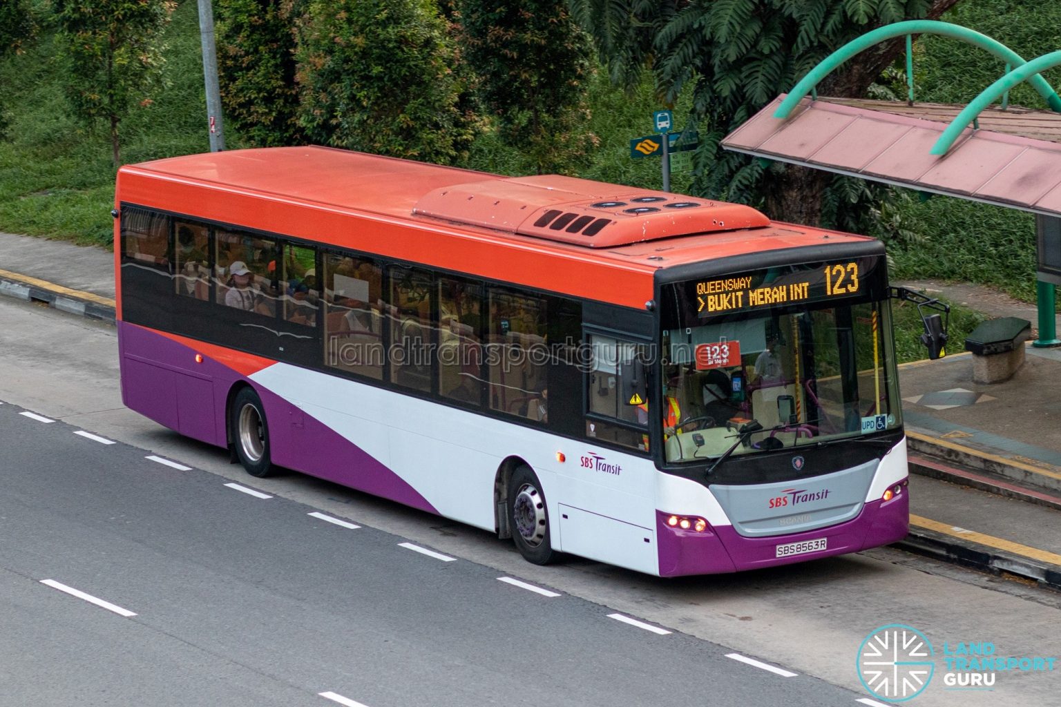 Bus 123 – SBS Transit Scania K230UB Euro V (SBS8563R) | Land Transport Guru